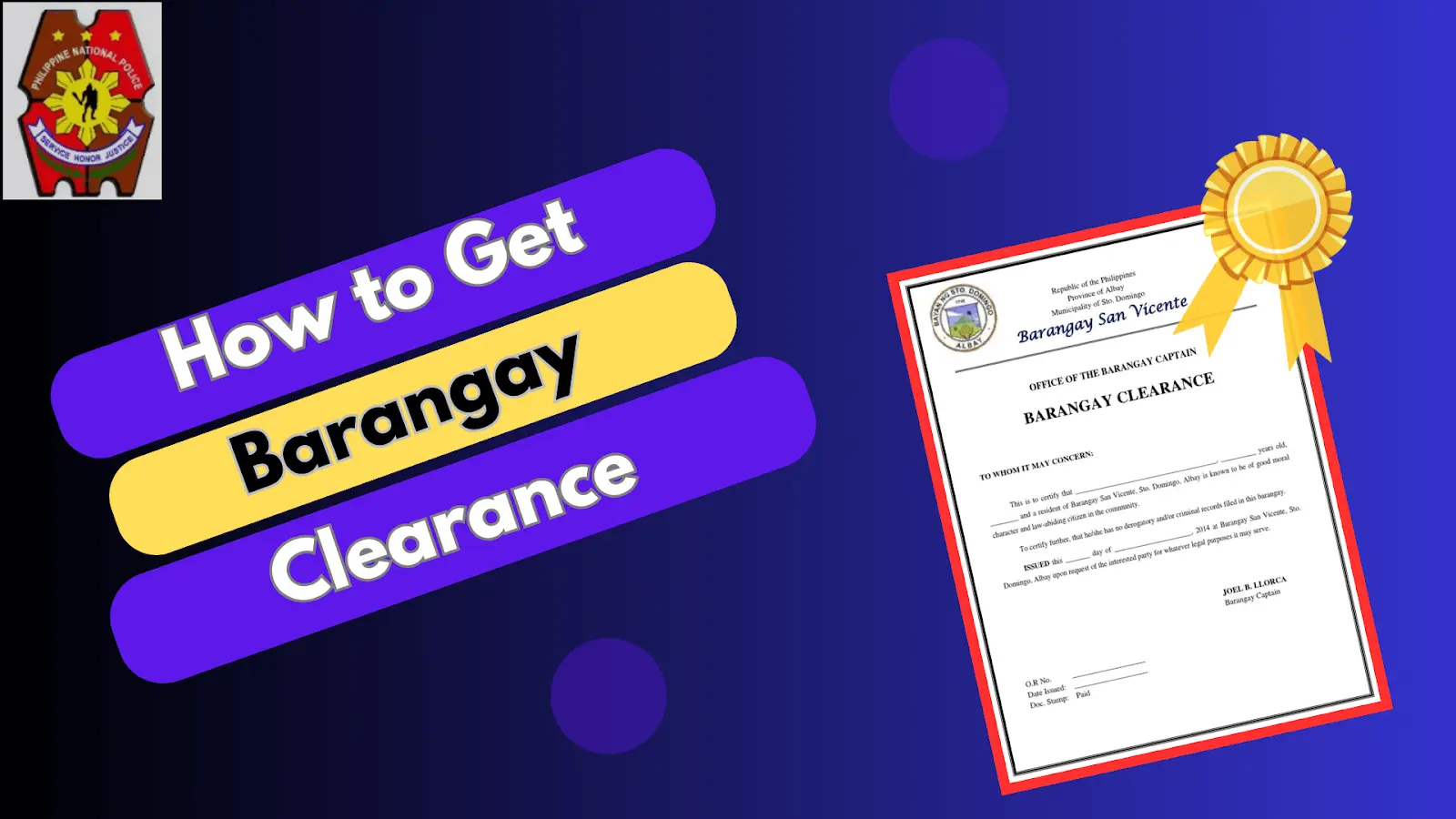 Barangay Clearance Online | Barangay Clearance in Philippine